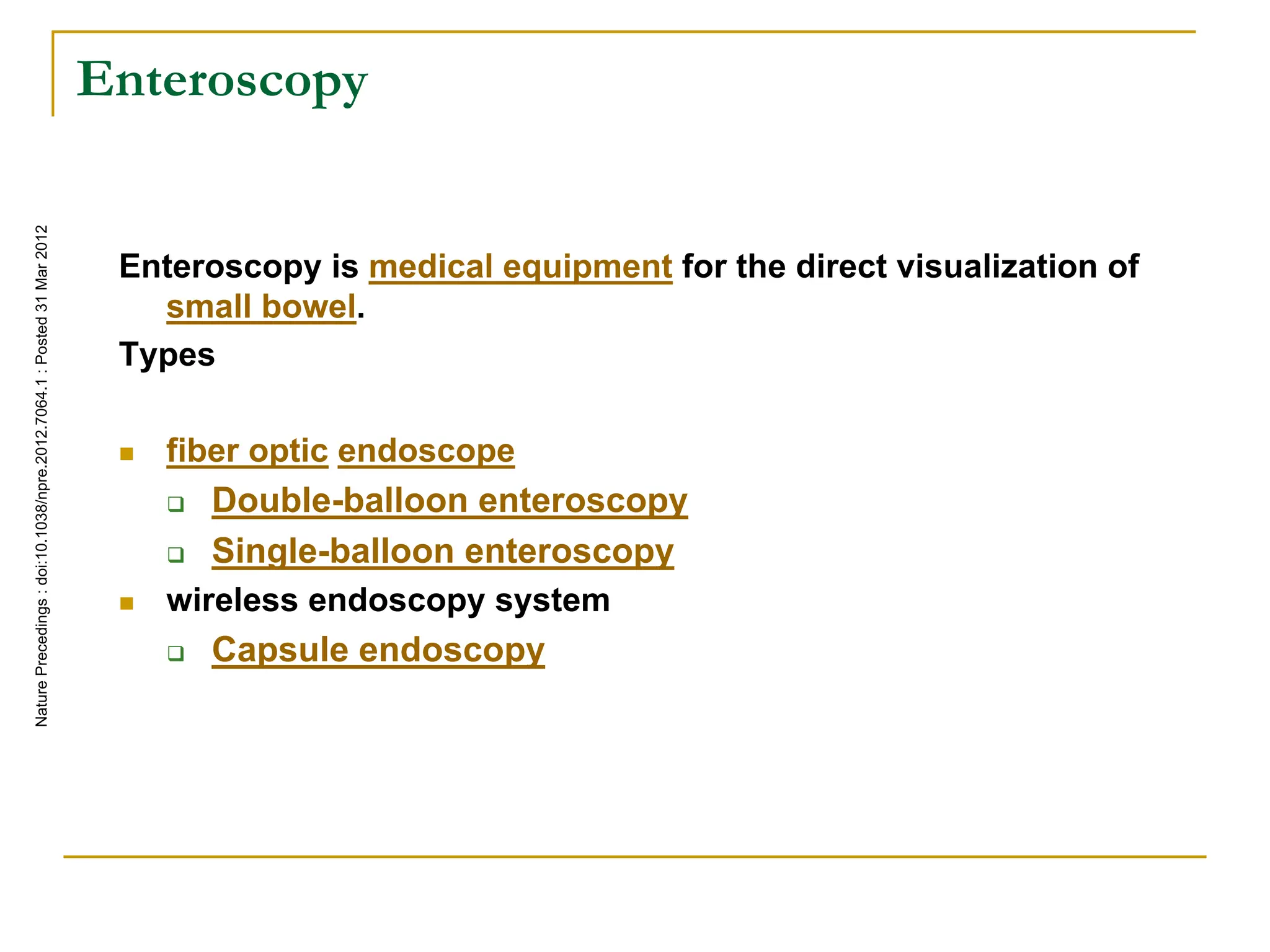 Endoscopy basic principle, types, application | PDF