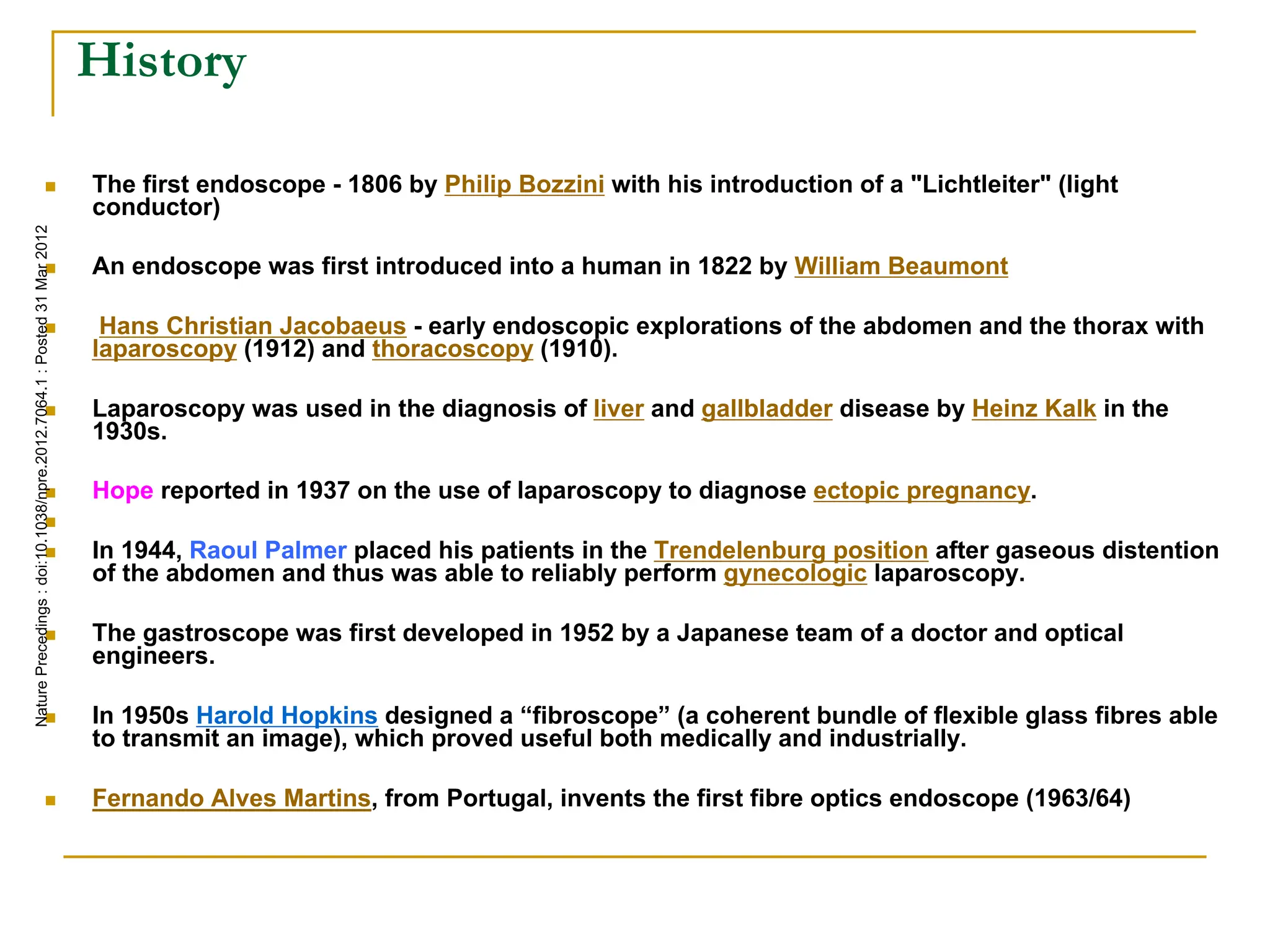 Endoscopy basic principle, types, application | PDF