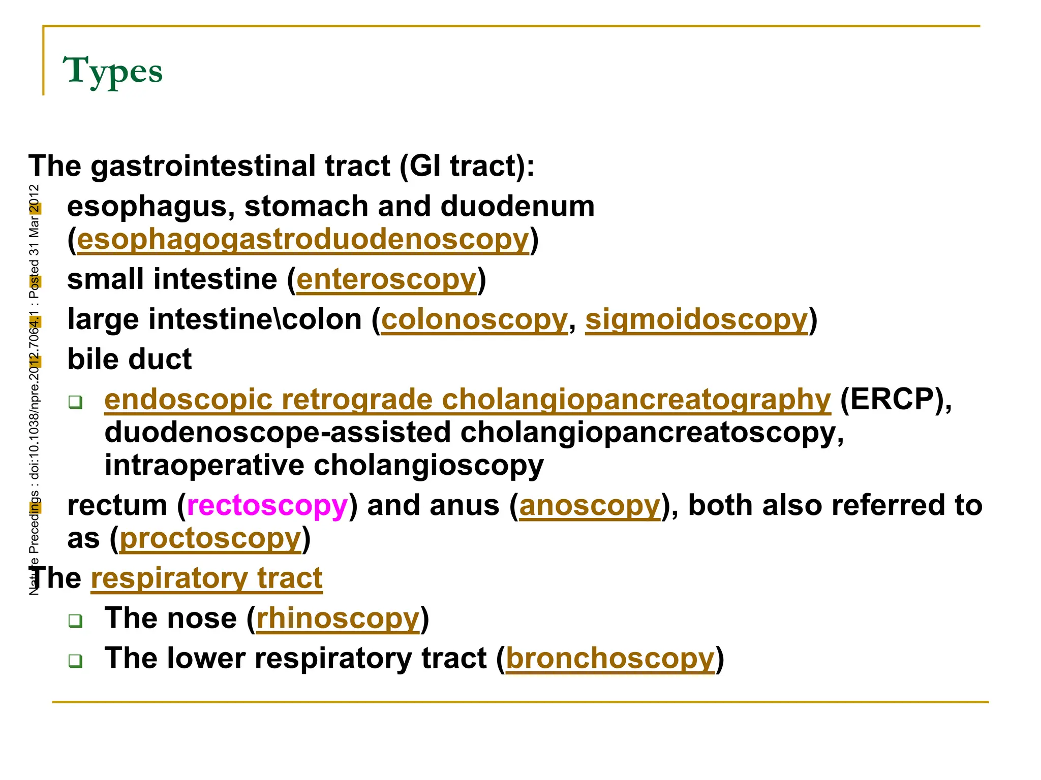 Endoscopy basic principle, types, application | PDF