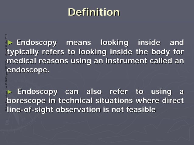 Endoscopy basic principle, types, application | PPT