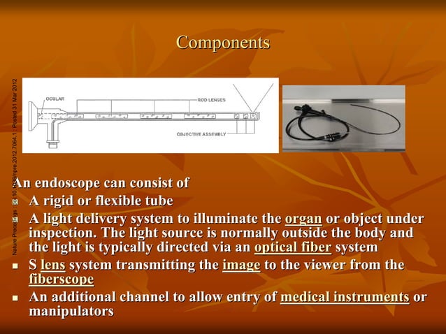 Endoscopy basic principle, types, application | PPT