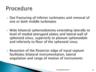 Endoscopy in cranial and skull base surgery | PPT