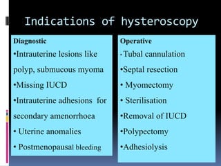 Endoscopy in gynaecology | PPTX