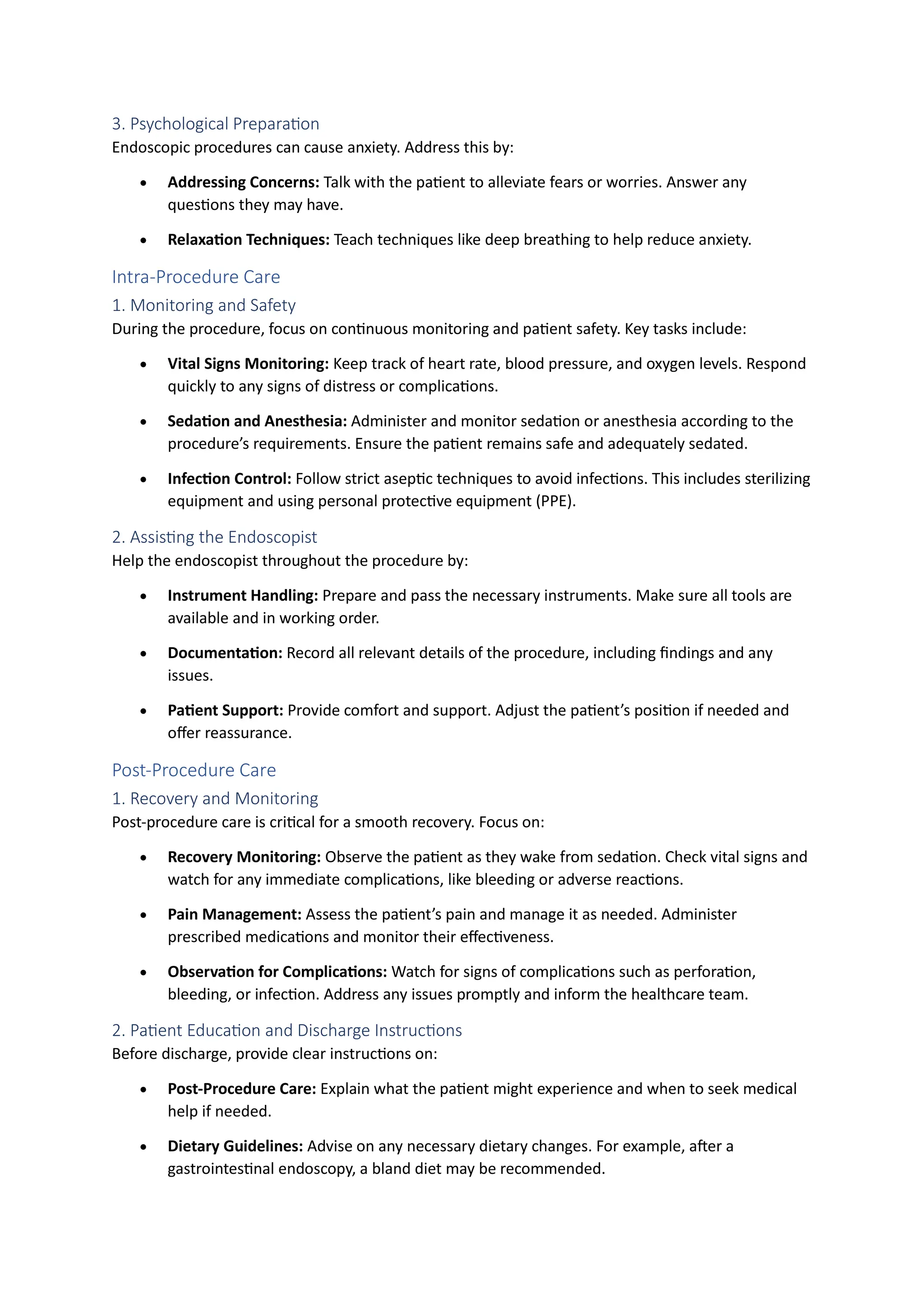Endoscopy Nursing Interventions: Protocols for Pre-, Intra-, and Post ...