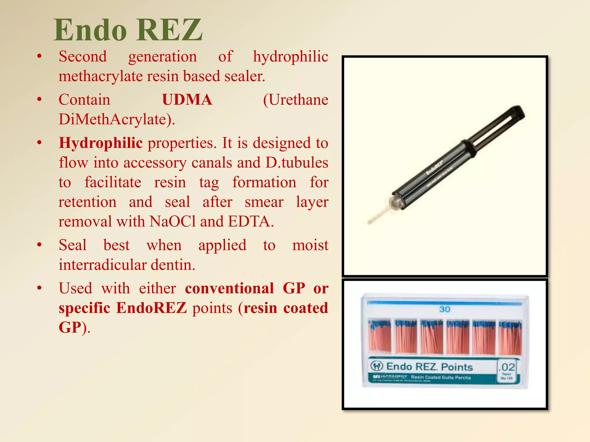 Endodontic sealers a summary and a quick review | PPTX