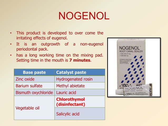 Endodontic sealers a summary and a quick review | PPTX