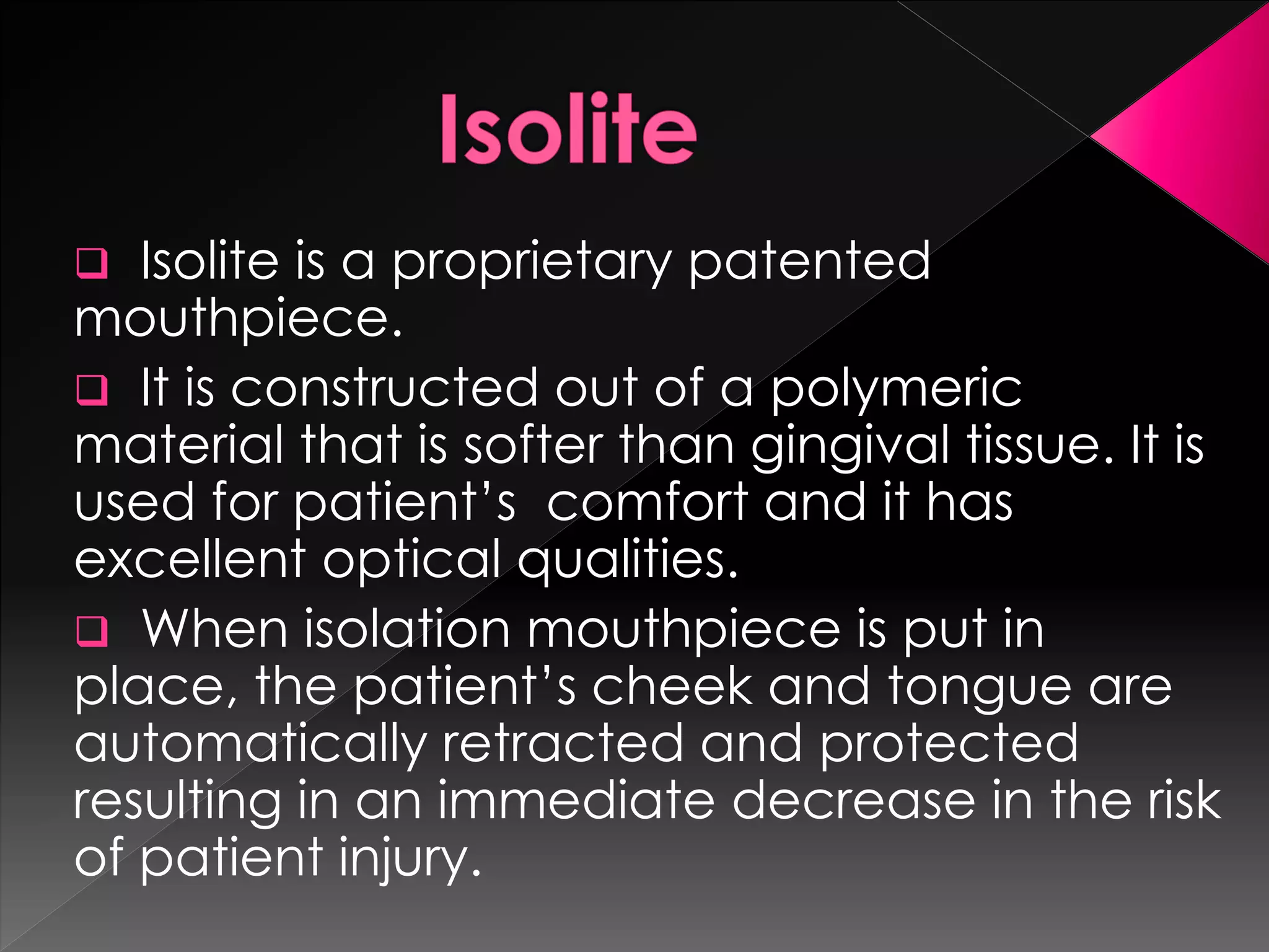 isolation in endodontics | PPTX