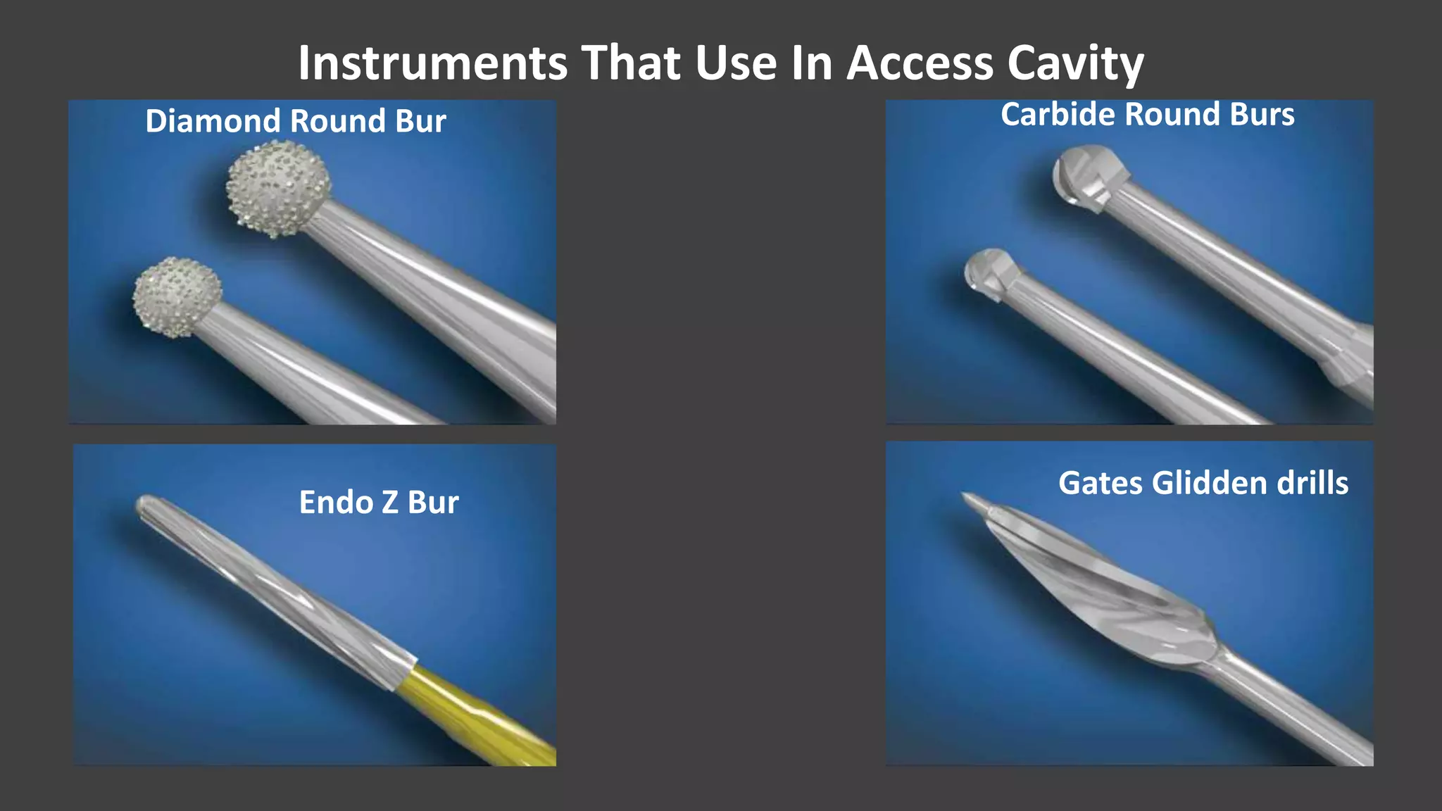 Endodontic access cavity for anterior teeth Dr. Ali Mohammed | PPTX