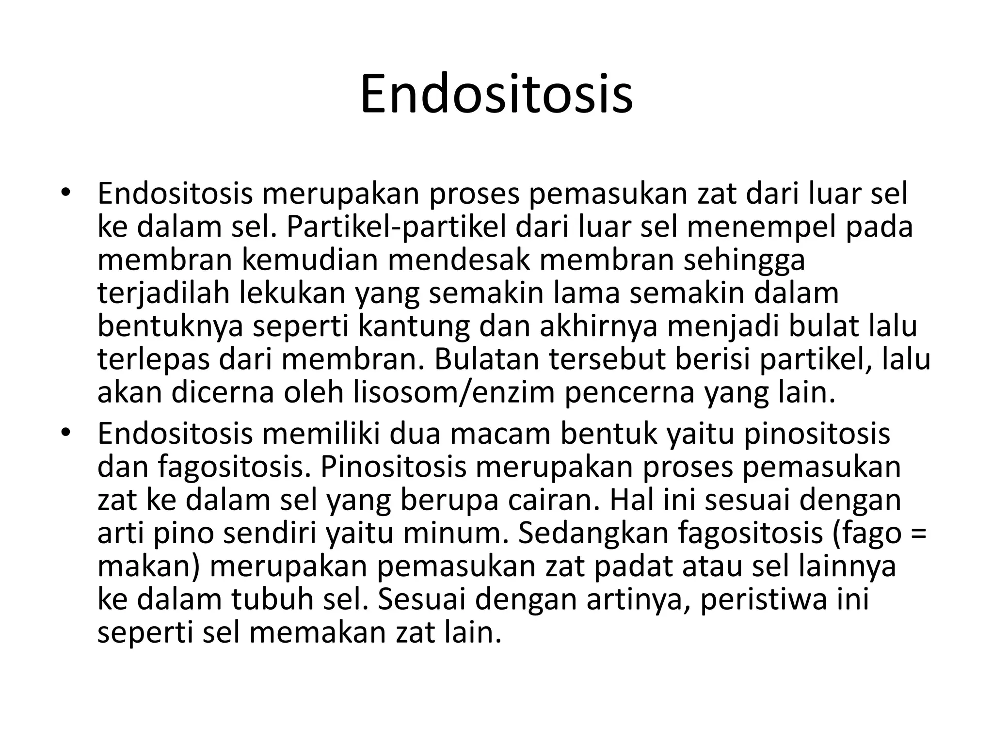 Endositosis aini | PPTX