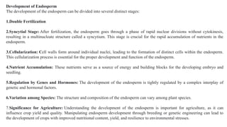 ENDOSPERM DEVELOPMENT.pptxhshshshshshshsh | PPT