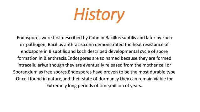 Endospore and Exospore | PPTX