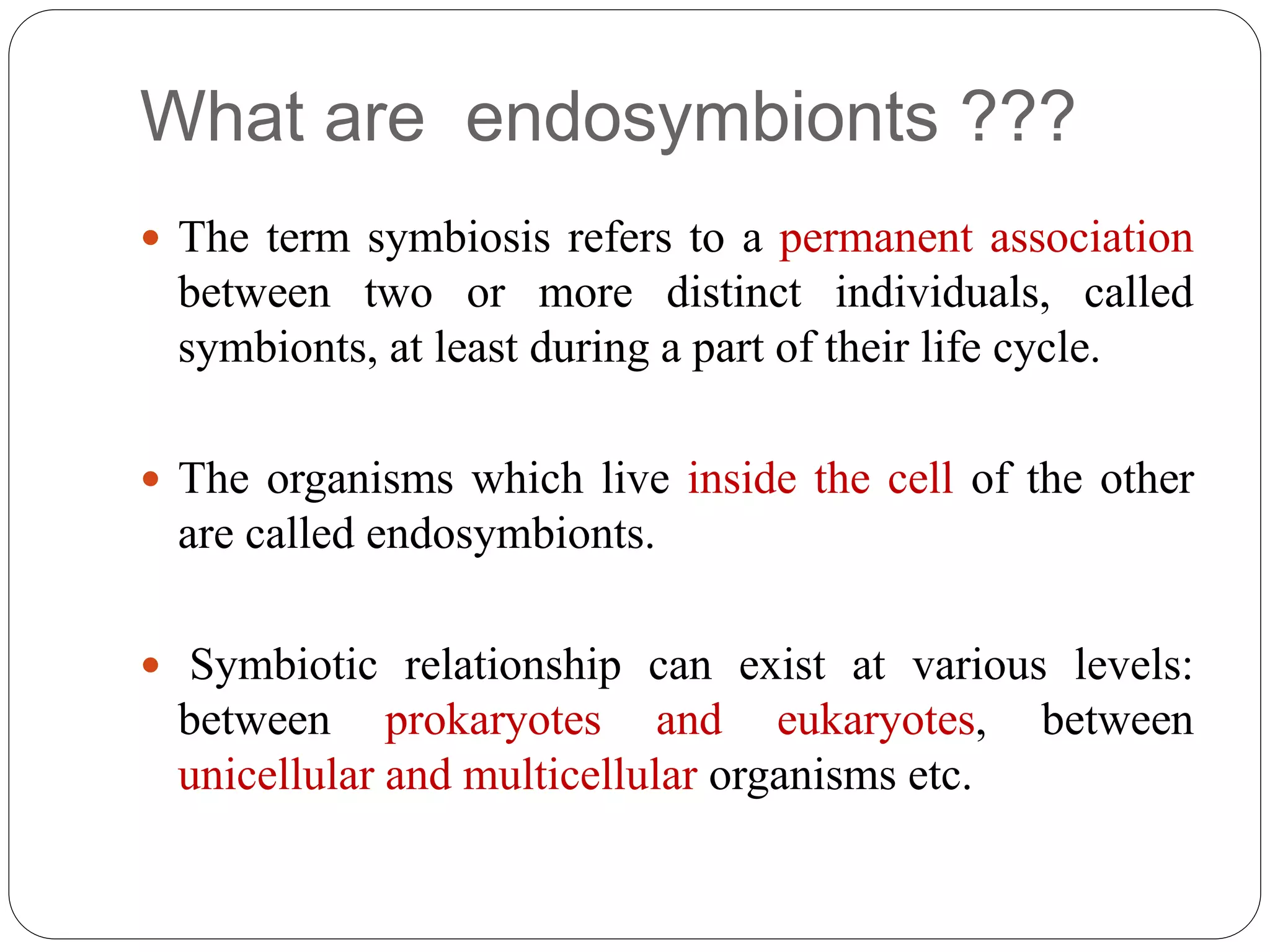 Endosymbionts of insects | PPTX