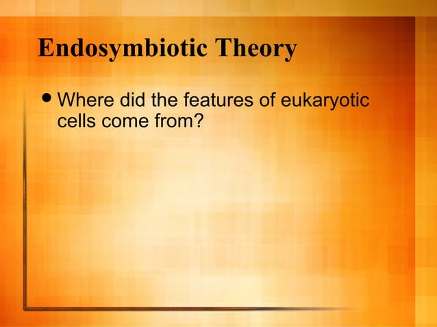 Endosymbiotic theory (1)
