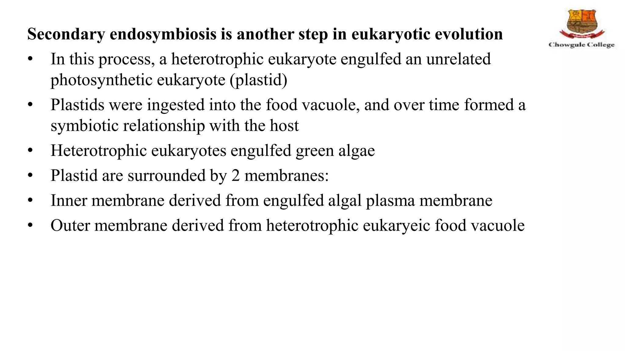 Endosymbiotic theory | PPTX