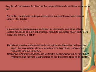 Endotelio Vascular | PPT