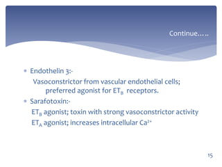 Endothelin ppt | PPTX