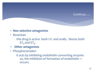 Endothelin ppt | PPTX