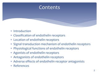 Endothelin ppt | PPTX