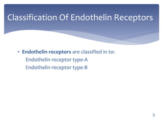 Endothelin ppt | PPTX
