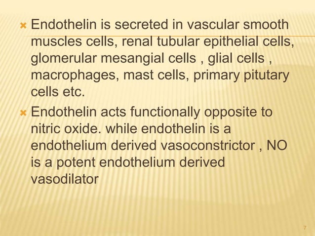 Endothelins | PPT