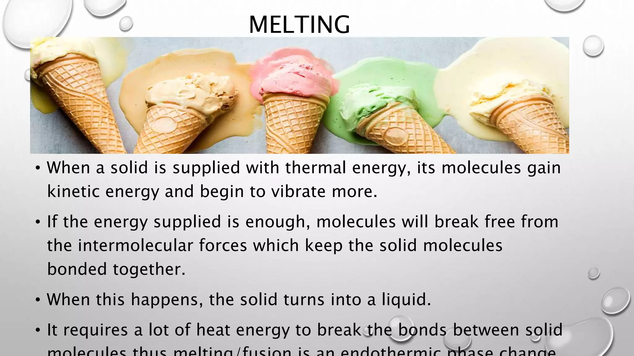 Endothermic phase changes | PPTX