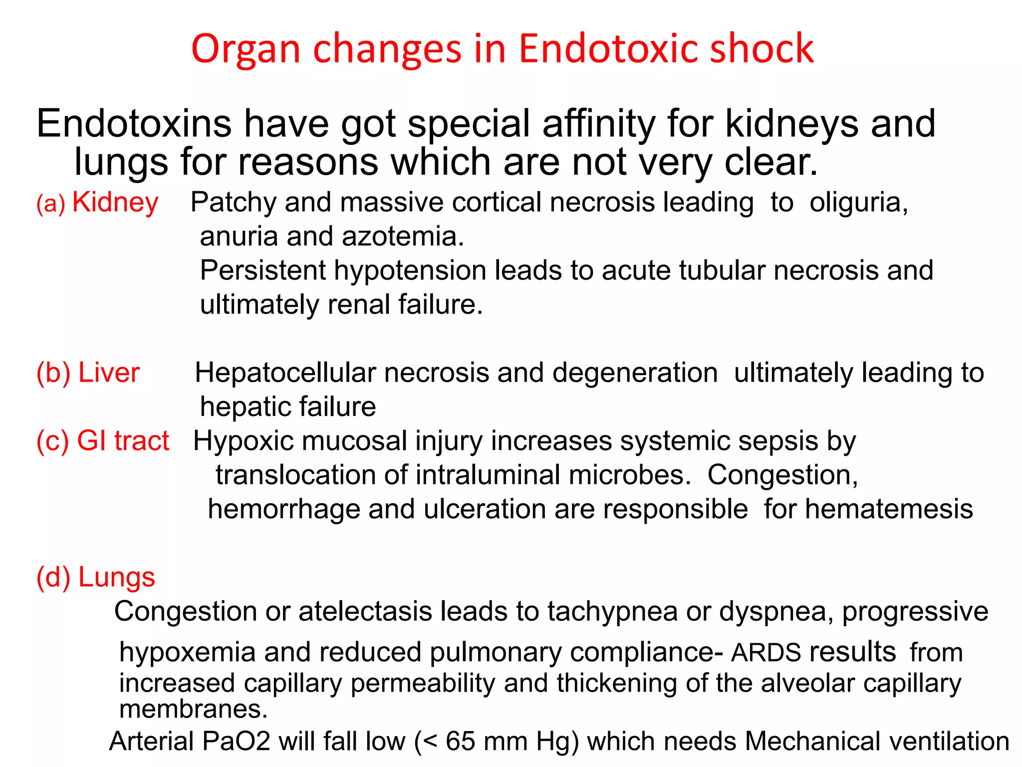 Endotoxic Shock in Obstetrics PPT | PPTX