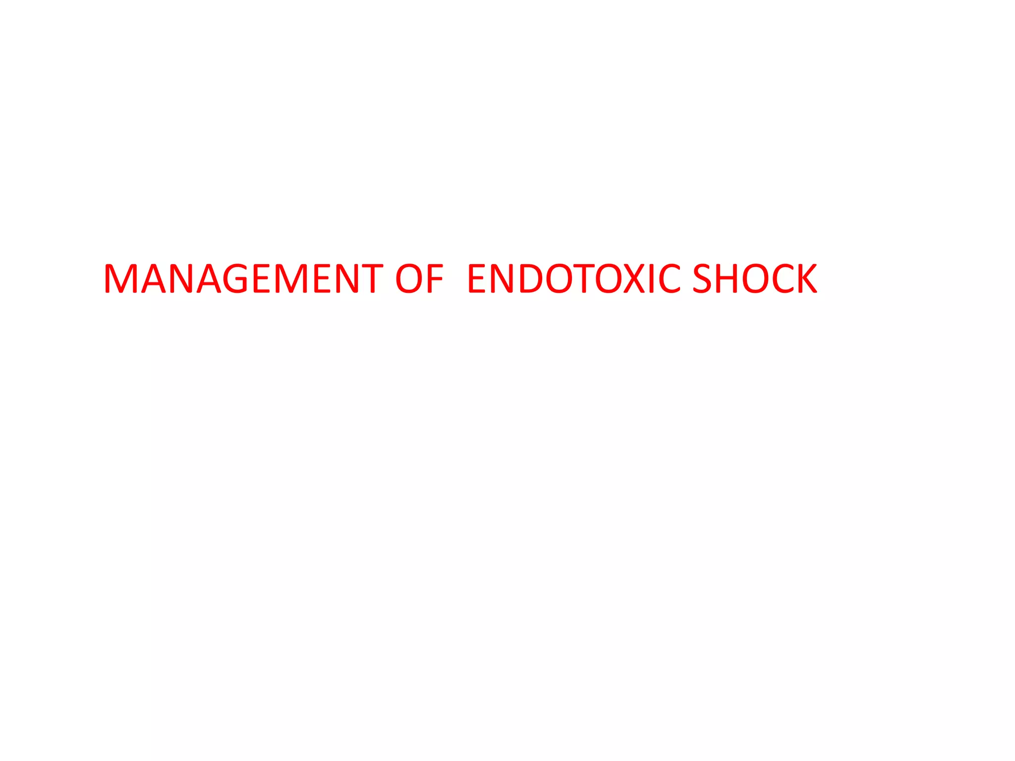Endotoxic Shock in Obstetrics PPT | PPTX