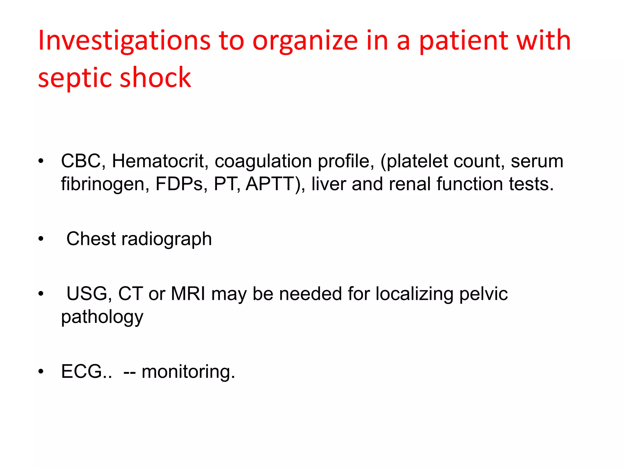 Endotoxic Shock in Obstetrics PPT | PPTX