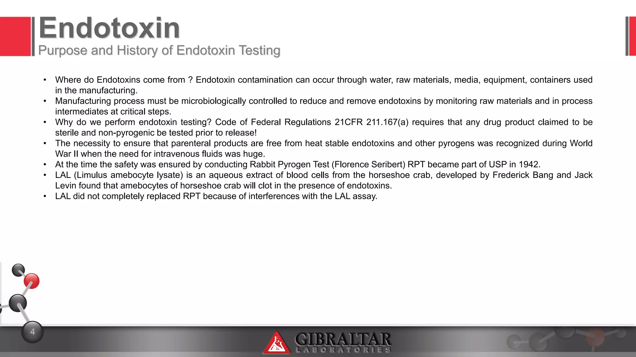 Endotoxin testing | PDF