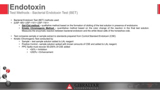 Endotoxin testing | PDF