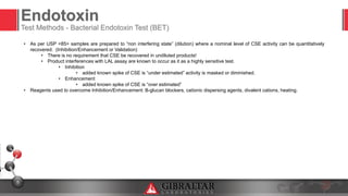 Endotoxin testing | PDF