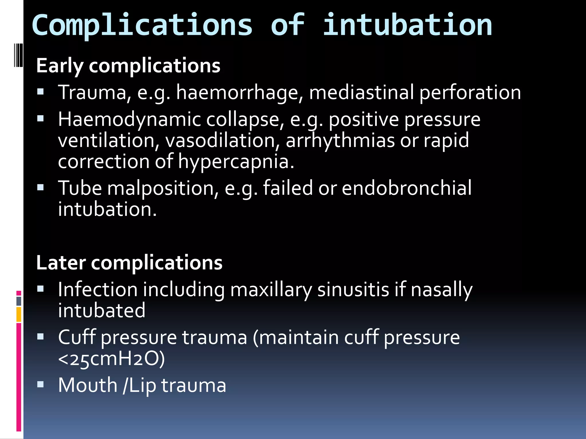 Endotracheal intubation | PPTX
