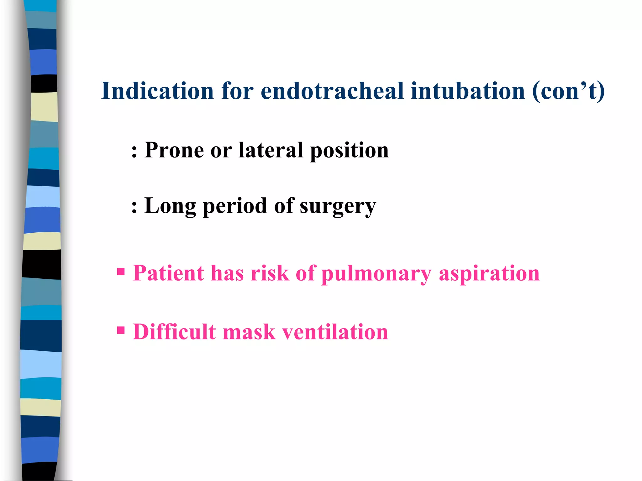 Endotracheal Intubation | PPTX