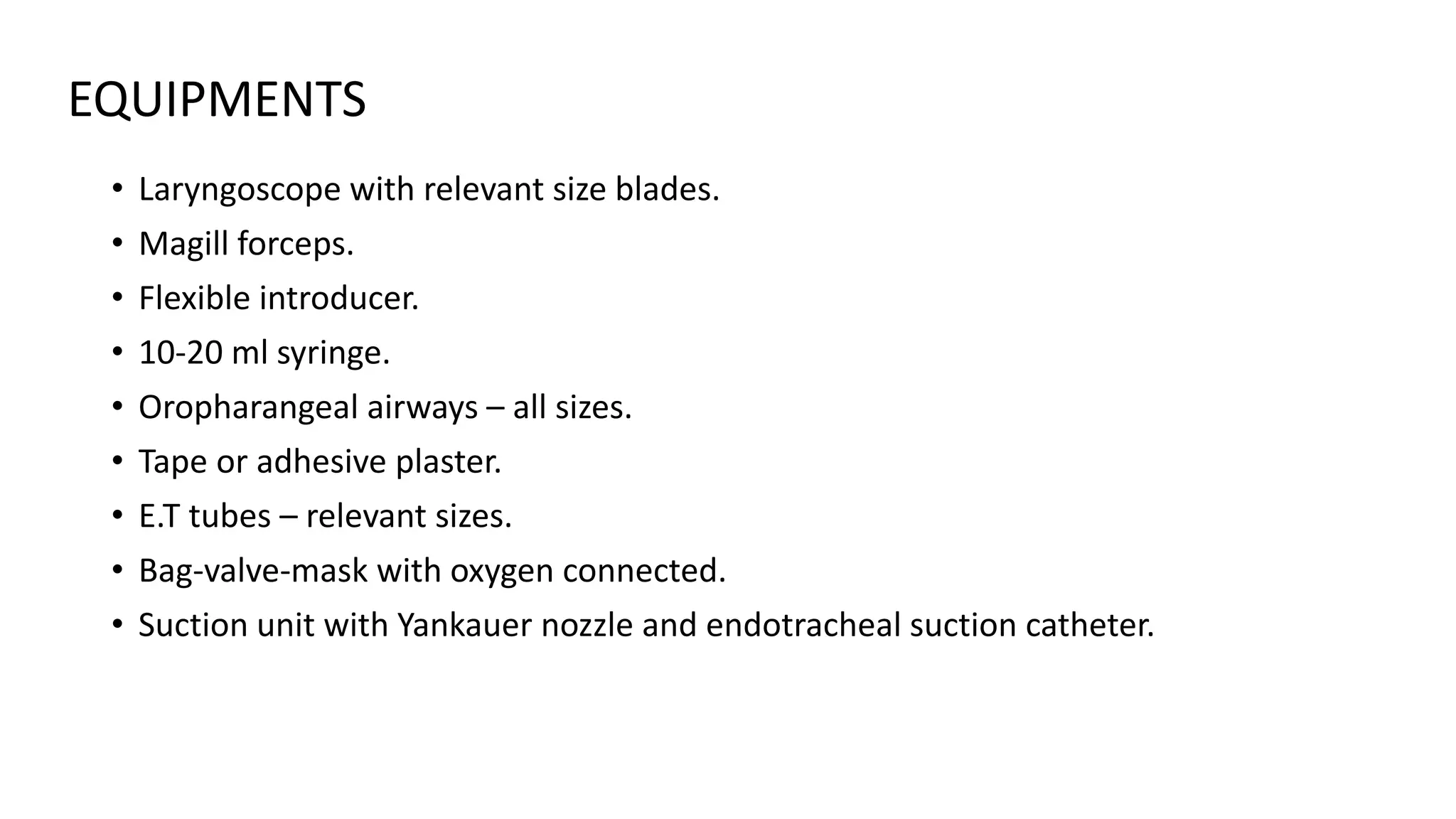 Endotracheal intubation | PPTX