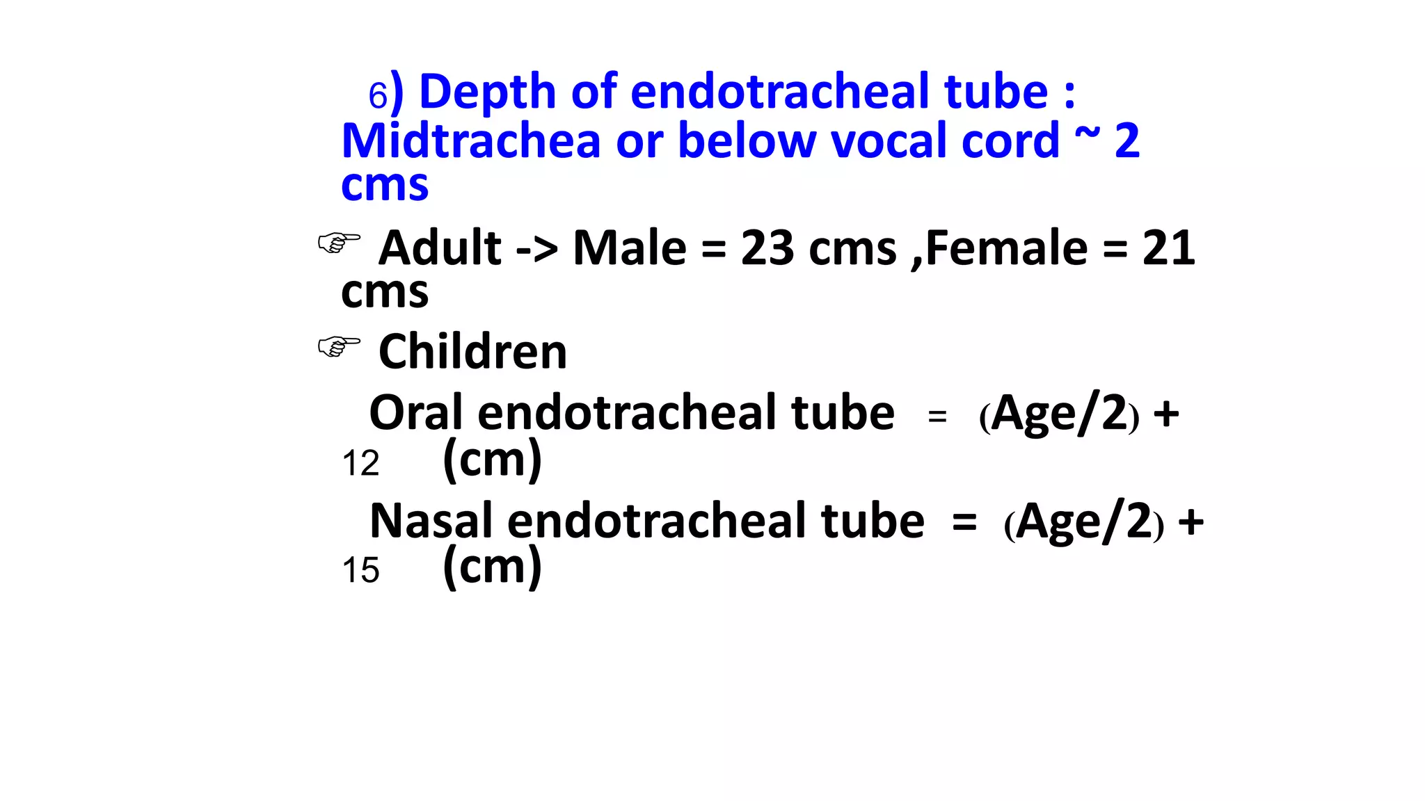 Endotracheal intubation | PPTX