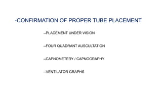 Endotracheal intubation | PPTX