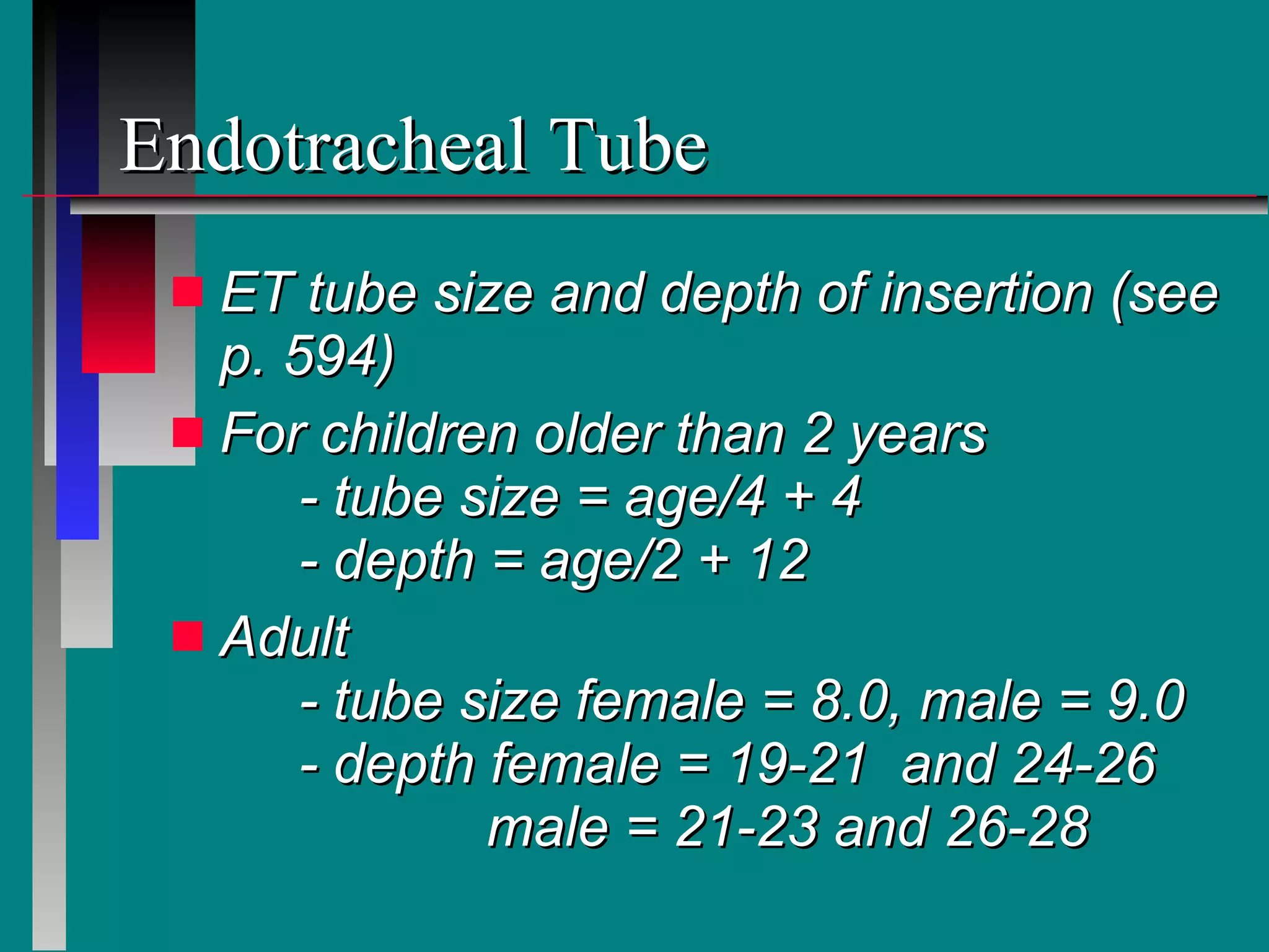 Endotracheal intubation extubation | PPT