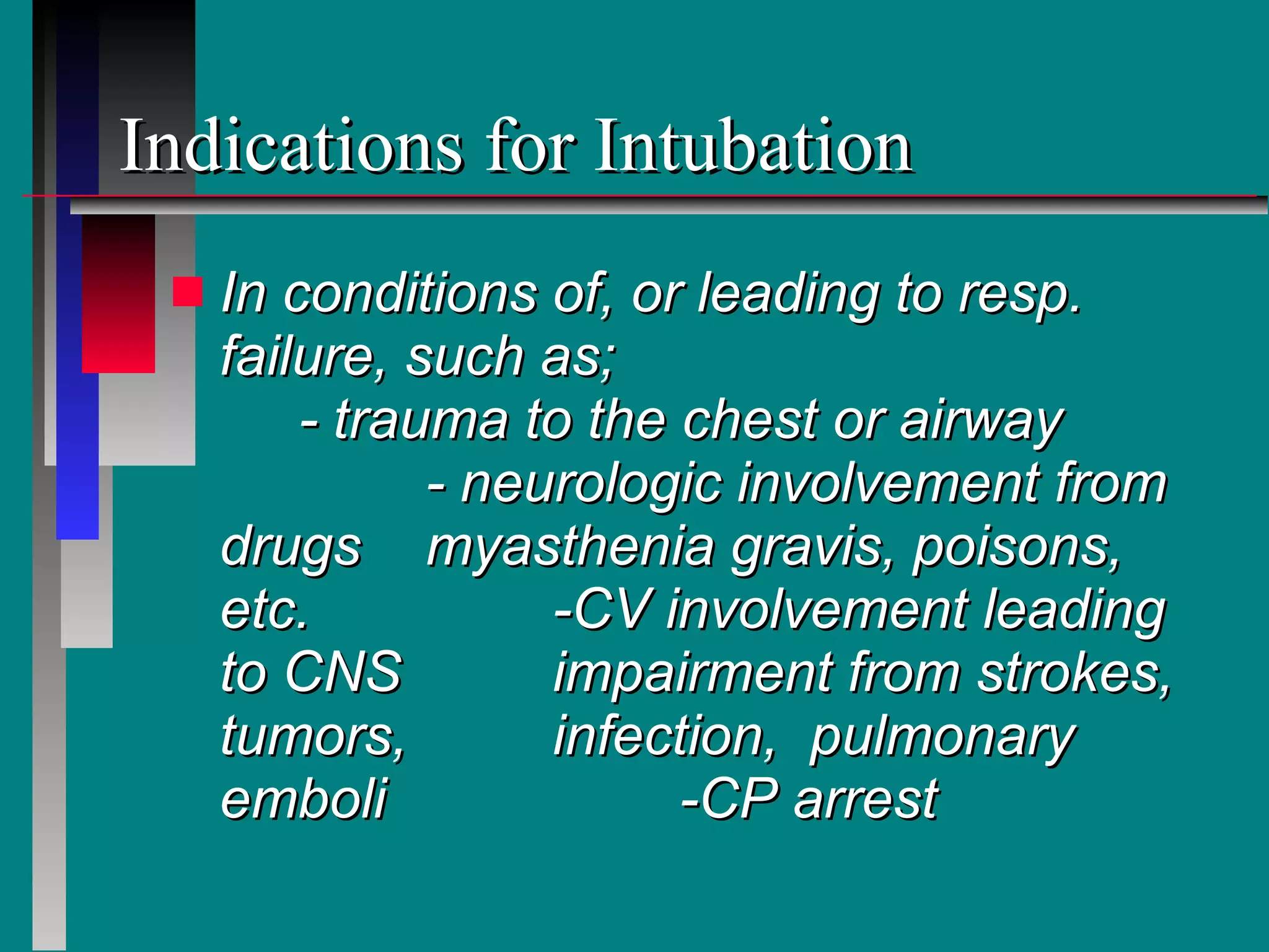 Endotracheal intubation extubation | PPT