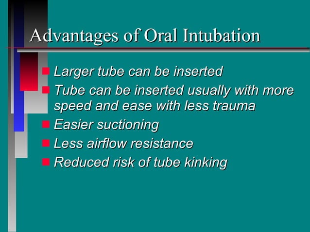 Endotracheal intubation extubation | PPT | Ear, Nose and Throat Conditions | Diseases and Conditions