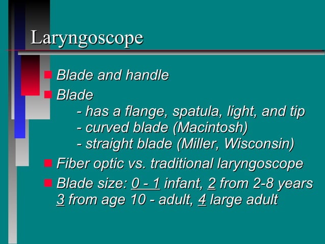 Endotracheal intubation extubation | PPT | Ear, Nose and Throat ...