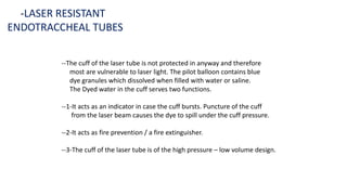 Endotracheal intubation and laryngoscopy part 2 | PPTX