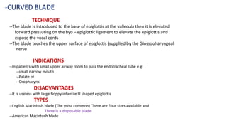 Endotracheal intubation and laryngoscopy part 2 | PPTX