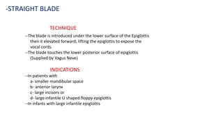 Endotracheal intubation and laryngoscopy part 2 | PPTX