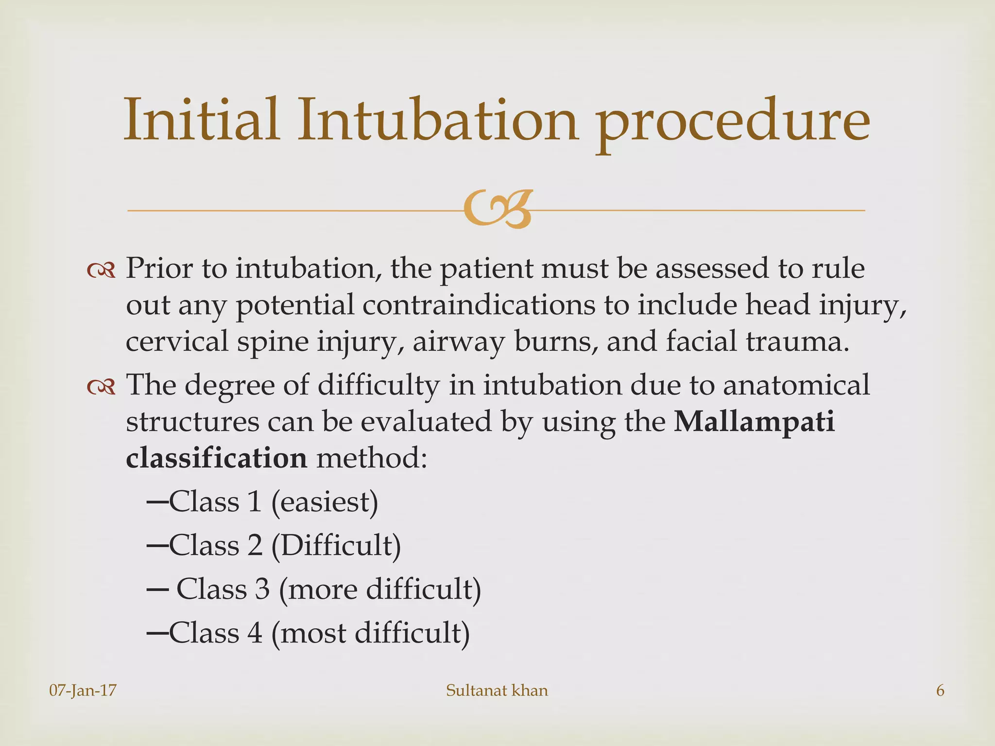 Endotracheal intubation, indications, complications. | PPTX | First Aid ...