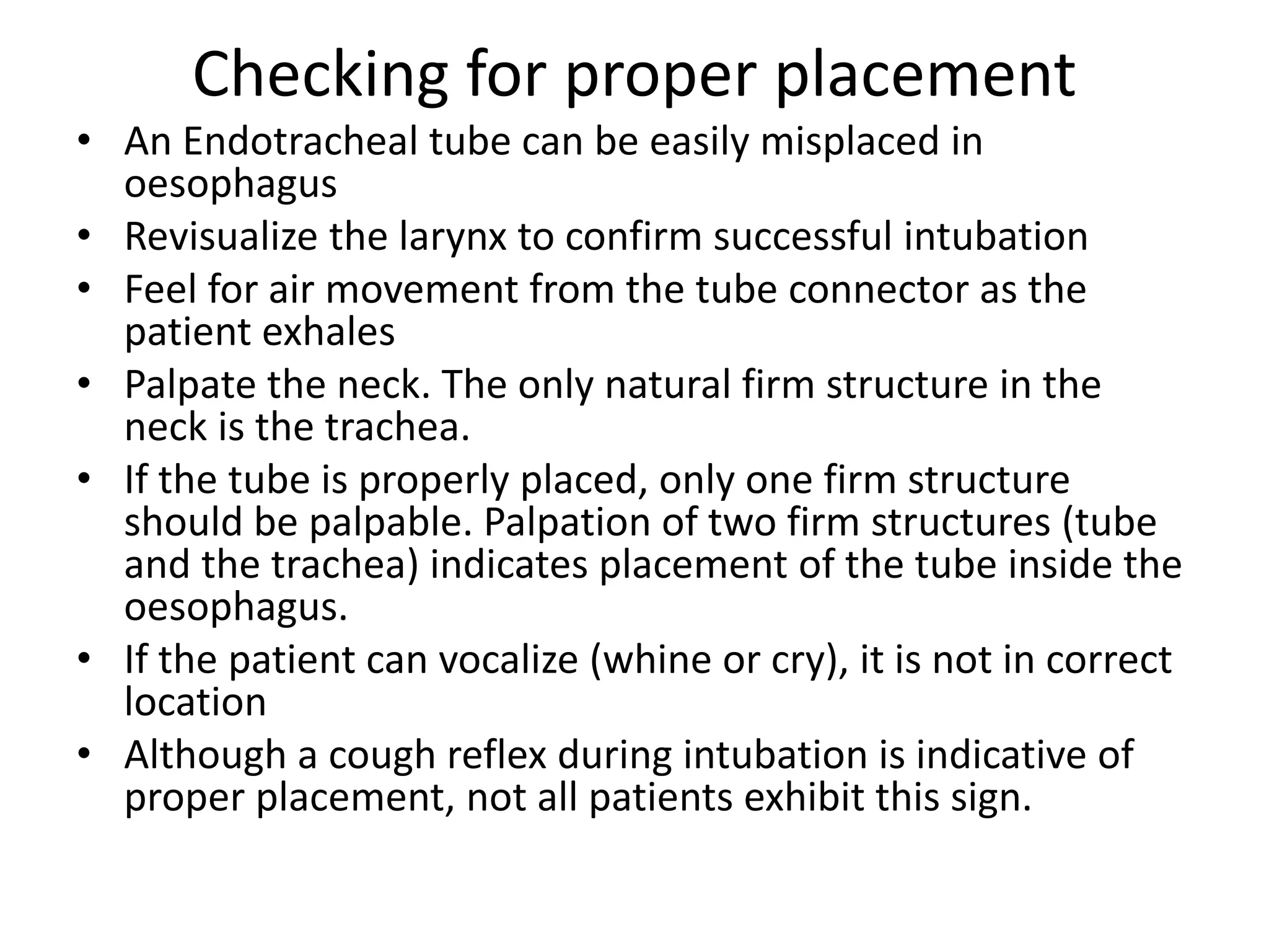 Endotracheal intubation in pets | PPTX