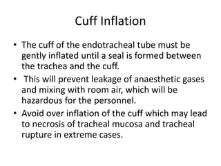 Endotracheal intubation in pets | PPTX