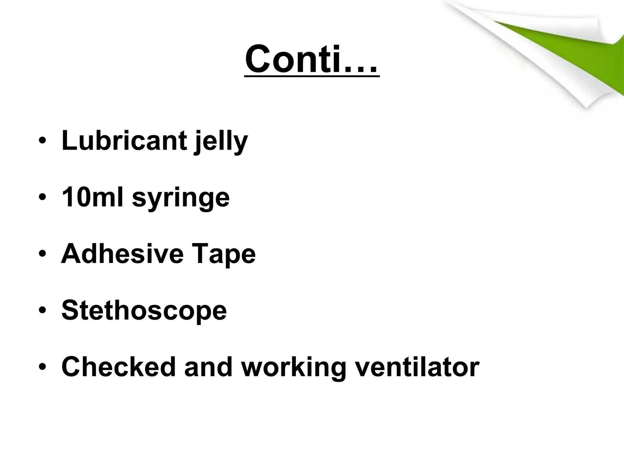 Endotracheal intubation nursing procedure | PPTX