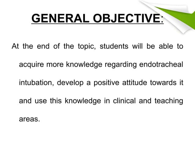 Endotracheal intubation nursing procedure | PPTX