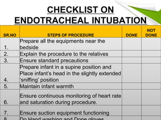 Endotracheal intubation nursing procedure | PPTX