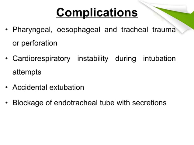 Endotracheal intubation: purpose, procedure | endotracheale intubation ...